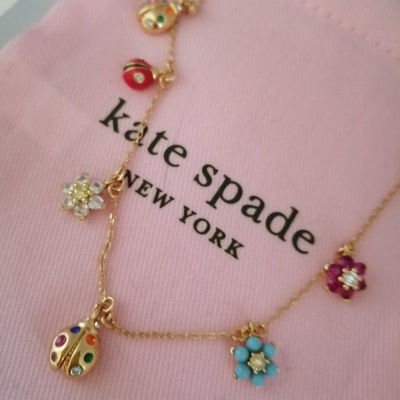 kate spade | Jewelry | Kate Spade Nature Walk Ladybug Charm Necklace ...